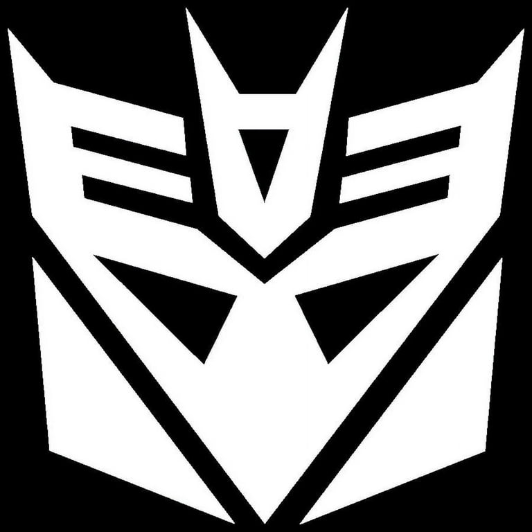 Decepticons Symbol Black And White