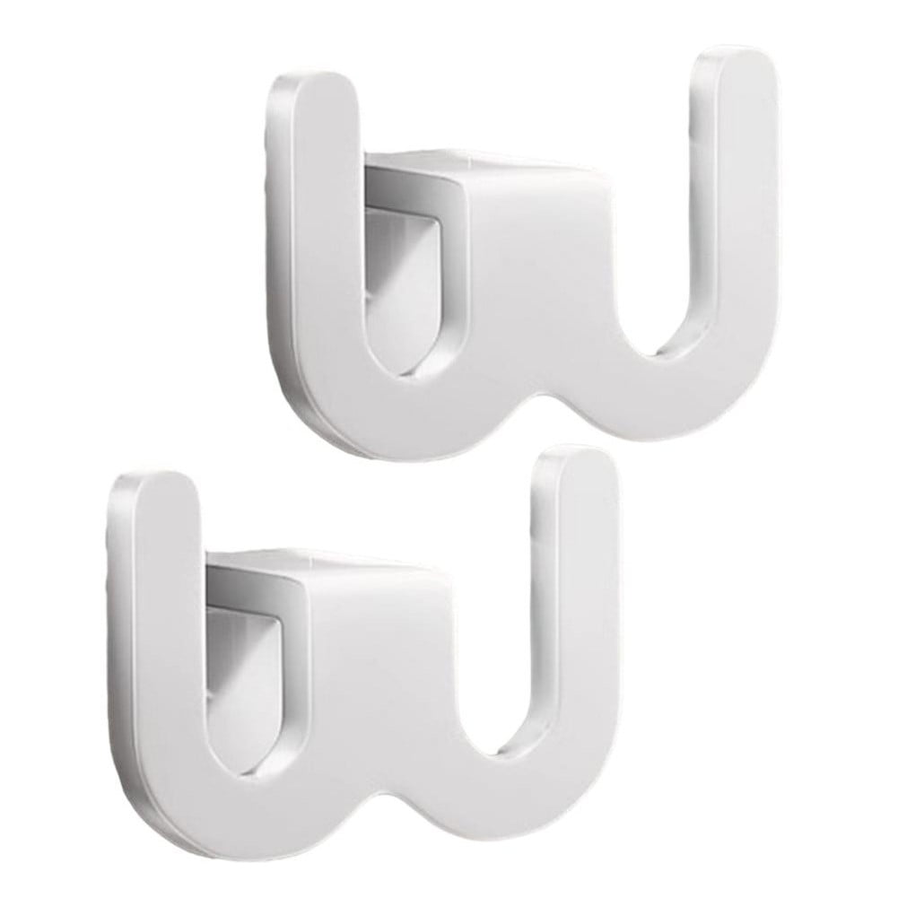 2x Wall-Mounted Slipper Bracket Non-Porous Wall Slipper Drain Rack ...