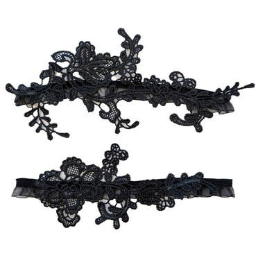 Lace Garter for Women Weddings Bridal Garters Party Leg Garter Belt Set ...