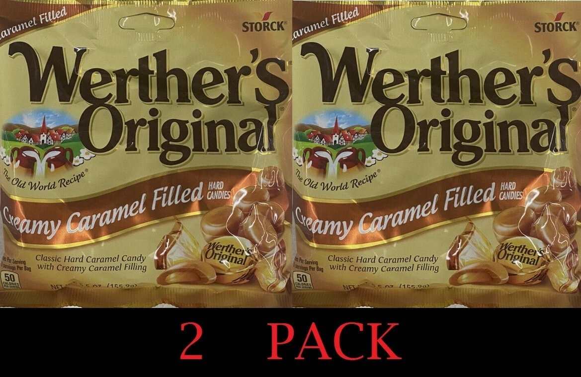 2x Werther’s Original CREAMY CARAMEL FILLED Hard Candy 5.5 oz - 2 PACK ...