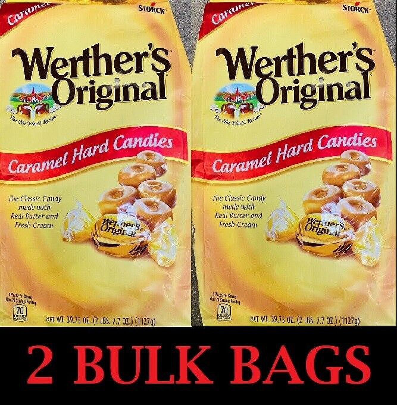 2x Werther's Original Hard Caramel Candies Candy 39.75 oz / 5 Lbs - 2 ...