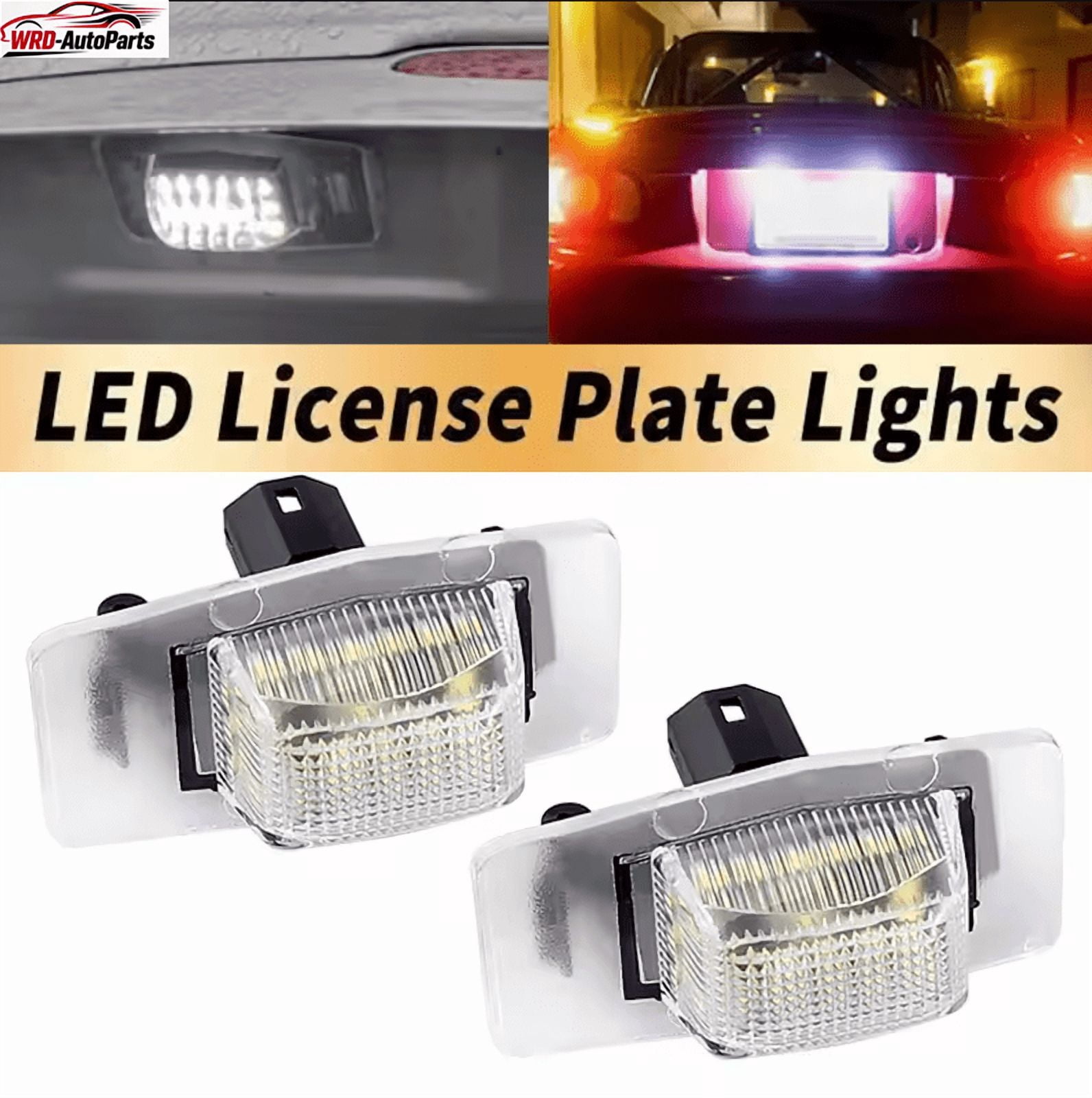 2x White 24-SMD LED License Plate Lights Lamps For 2001-2007 Ford ...