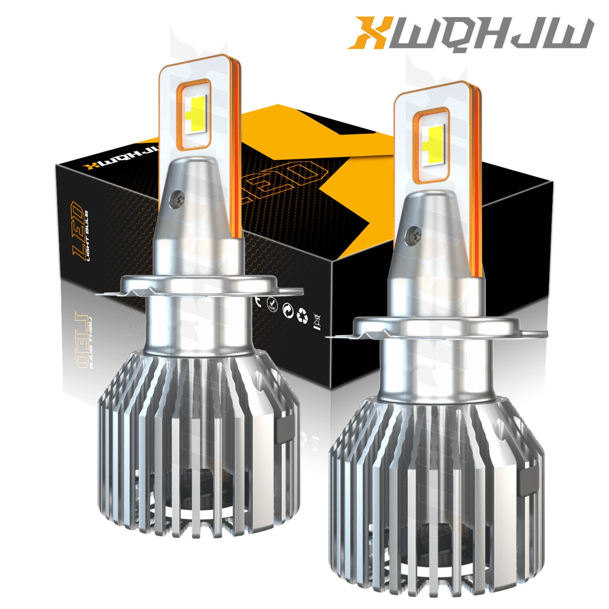 2x XWQHJW H7 LED Headlight Bulbs Conversion Kit High Beam White,Set of ...