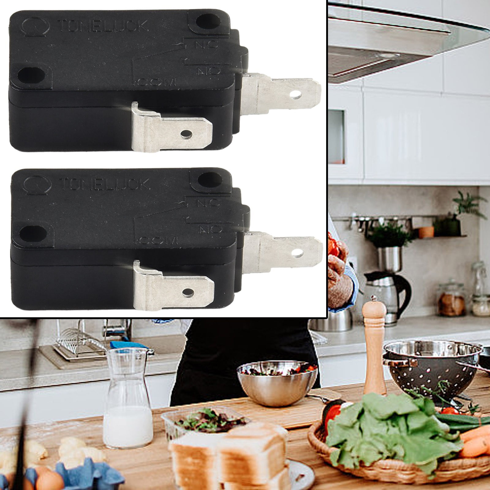 2x for Microwave Door Switch for Starion SZM-V16-FD-63 SZM-V16-FA-63 ...