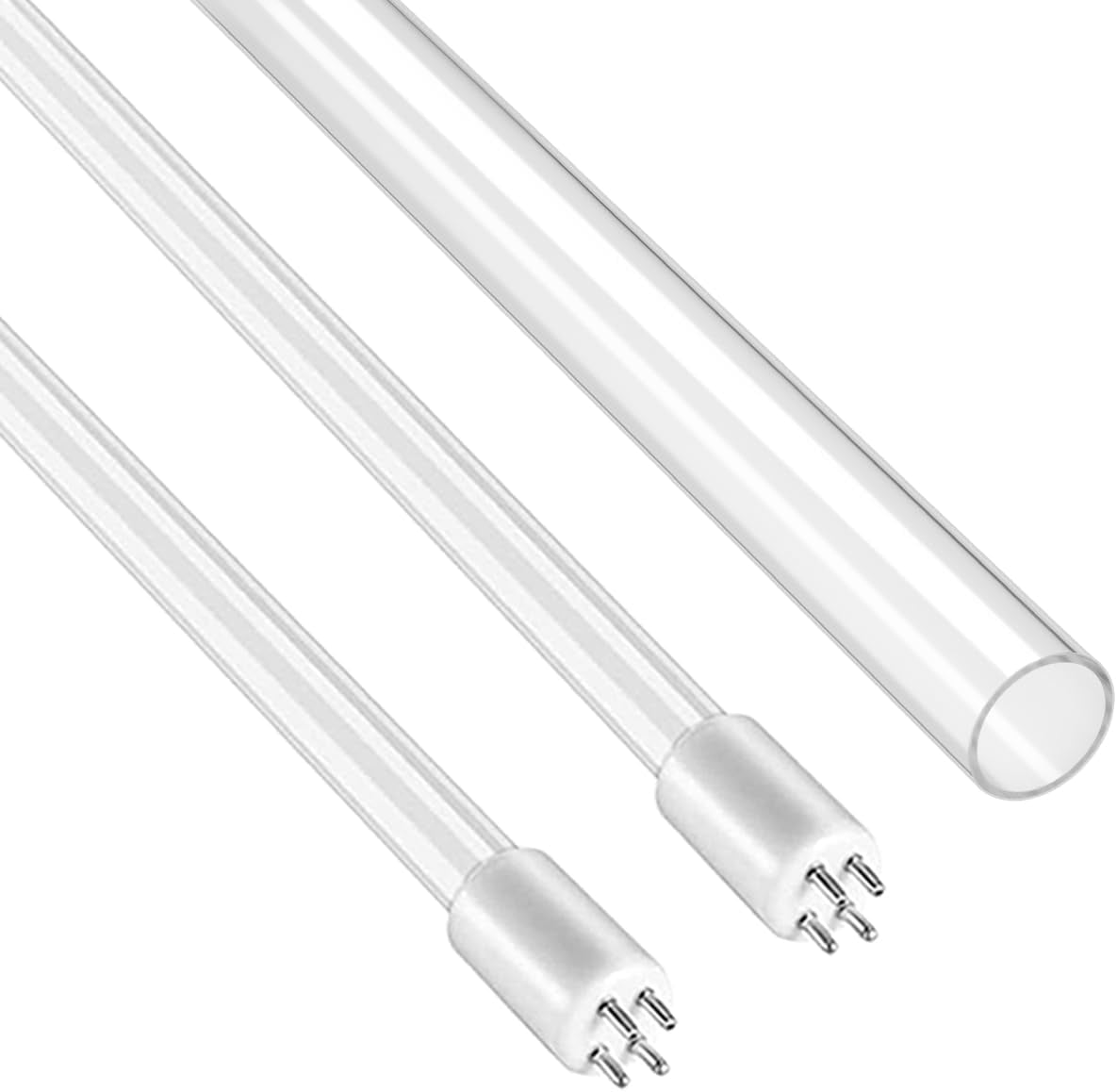 2x lamp & 1x Quartz Tubes Replace for ALTHY UVF-FS48 Whole House Water ...