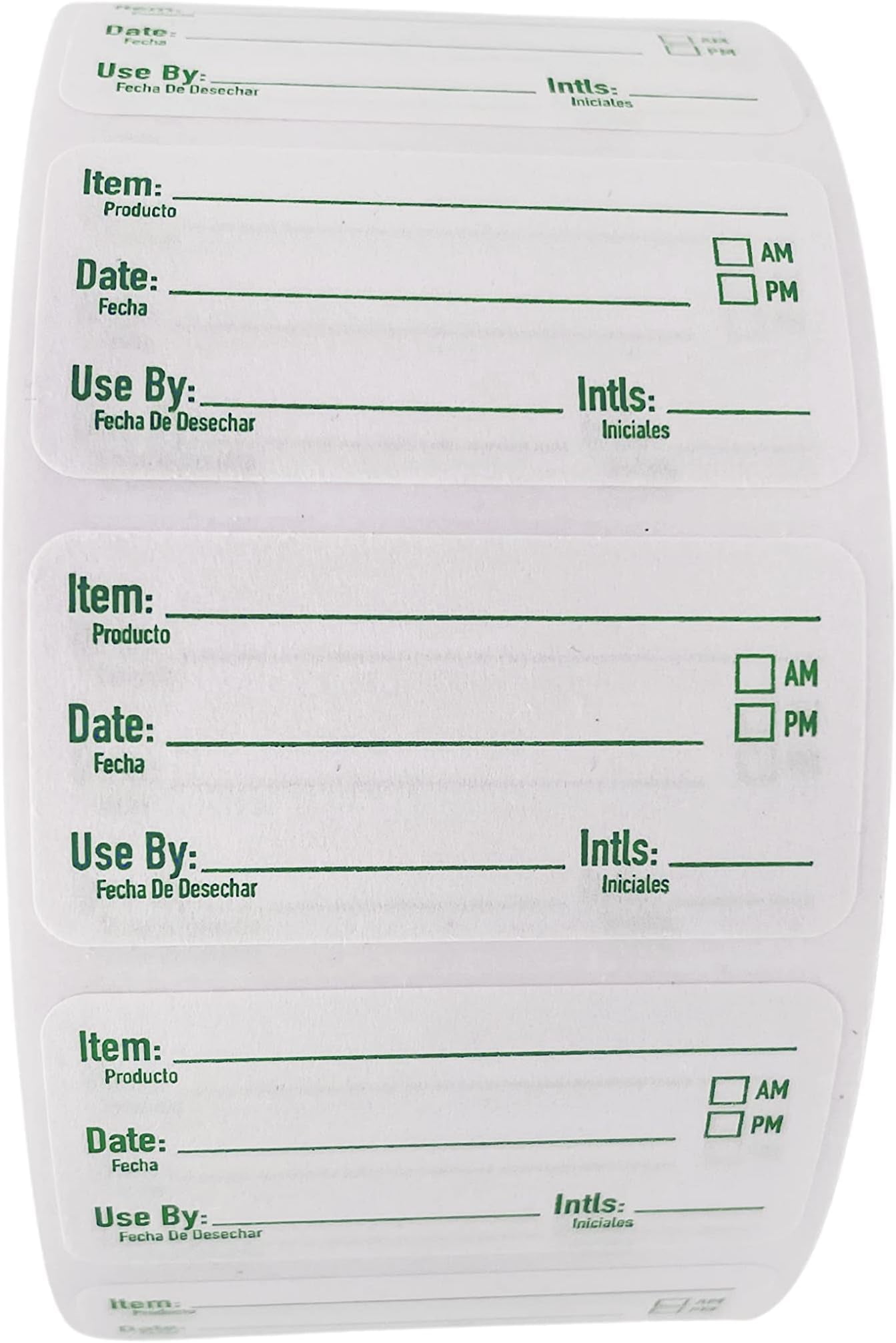 2x1 Dissolvable Labels, 250 Label Stickers, Bottle Labels for Storage ...