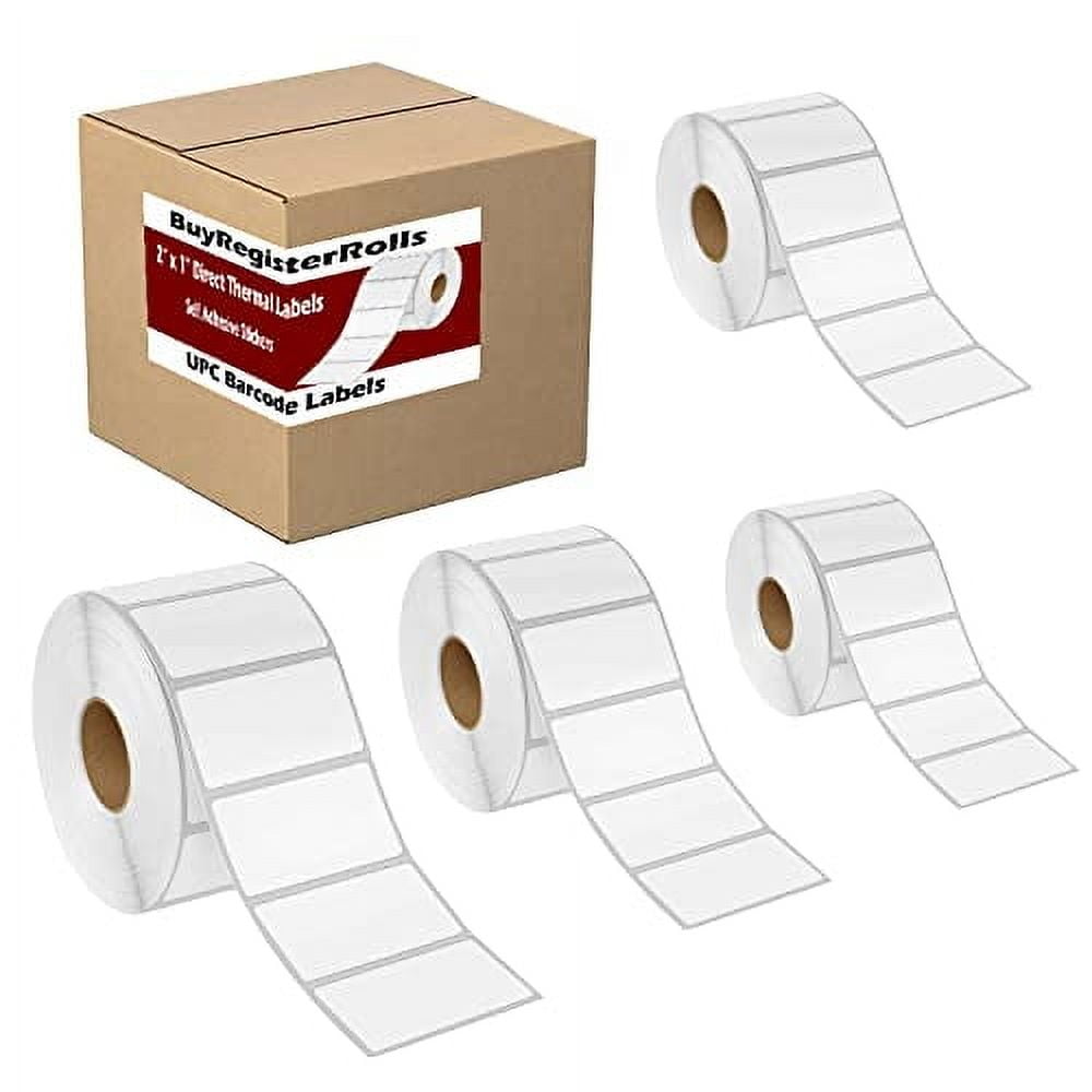 2x1 Shipping Labels Direct Thermal 12 Rolls - 1300 labels Each Roll ...
