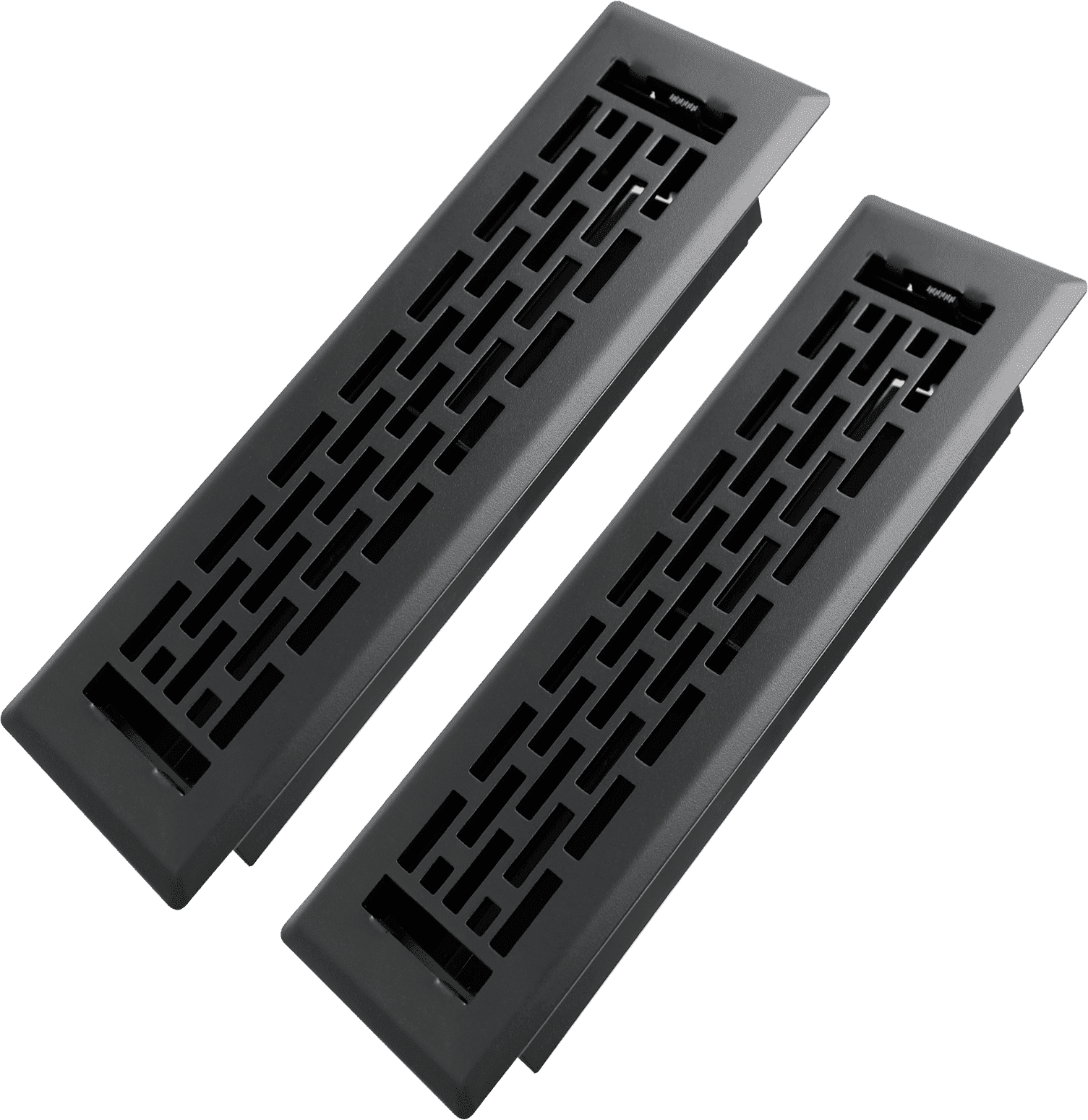 2x10 inches 2-Pack Steel Heavy Duty Walkable Floor Register with ...