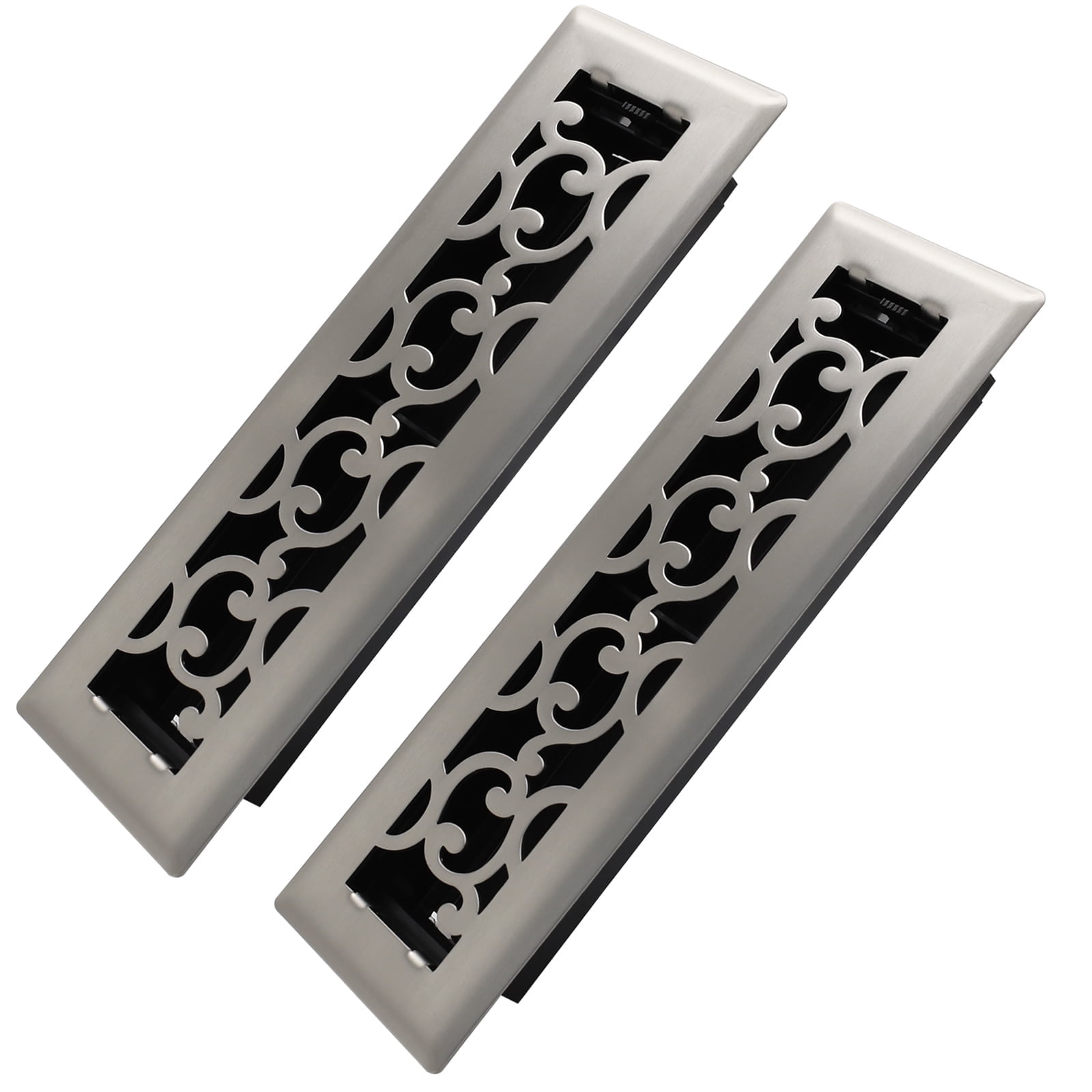 2x10 inches 2-Pack Steel Heavy-Duty Walkable Floor Register with ...