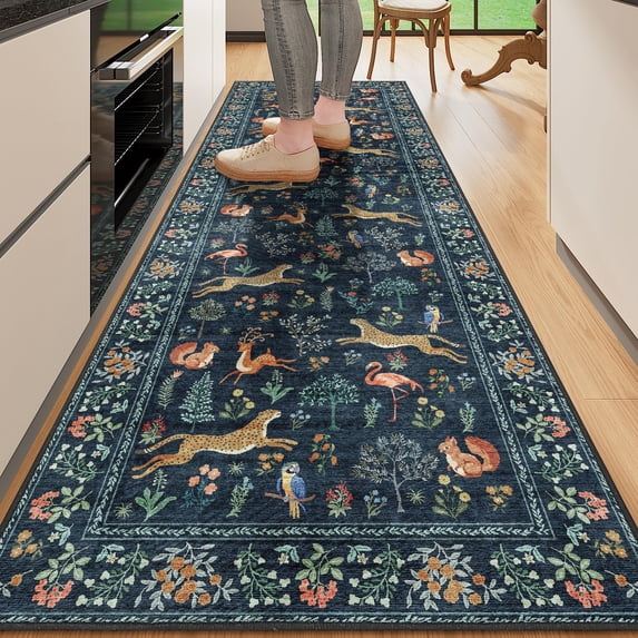 2x10 Rug For Hallway Washable Kitchen Runner With Non Sliping Soft Low ...