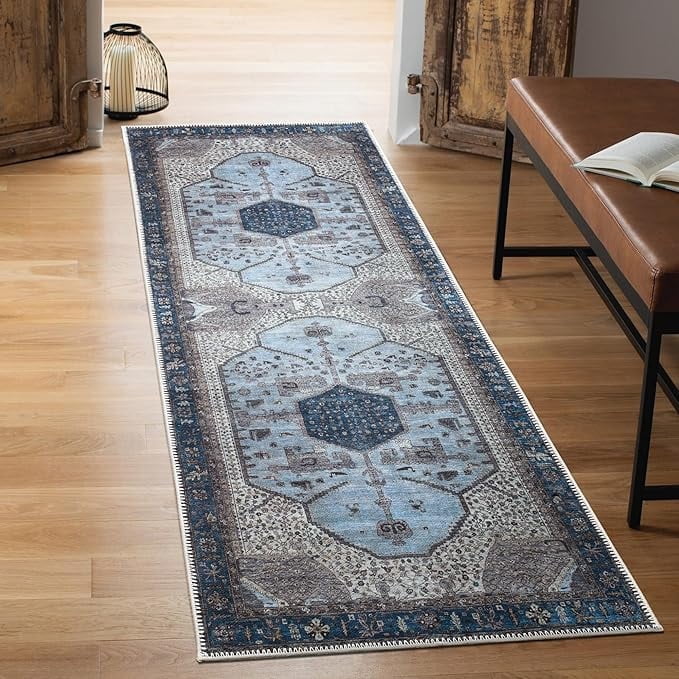 2x10 carpet - Washable running carpet with anti-slip backing, perfect ...