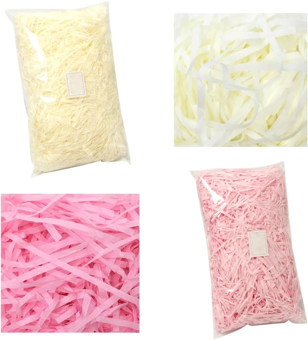 2x100g Raffia Paper Shreds Cut Paper Shred Filler Shredded Crinkle ...