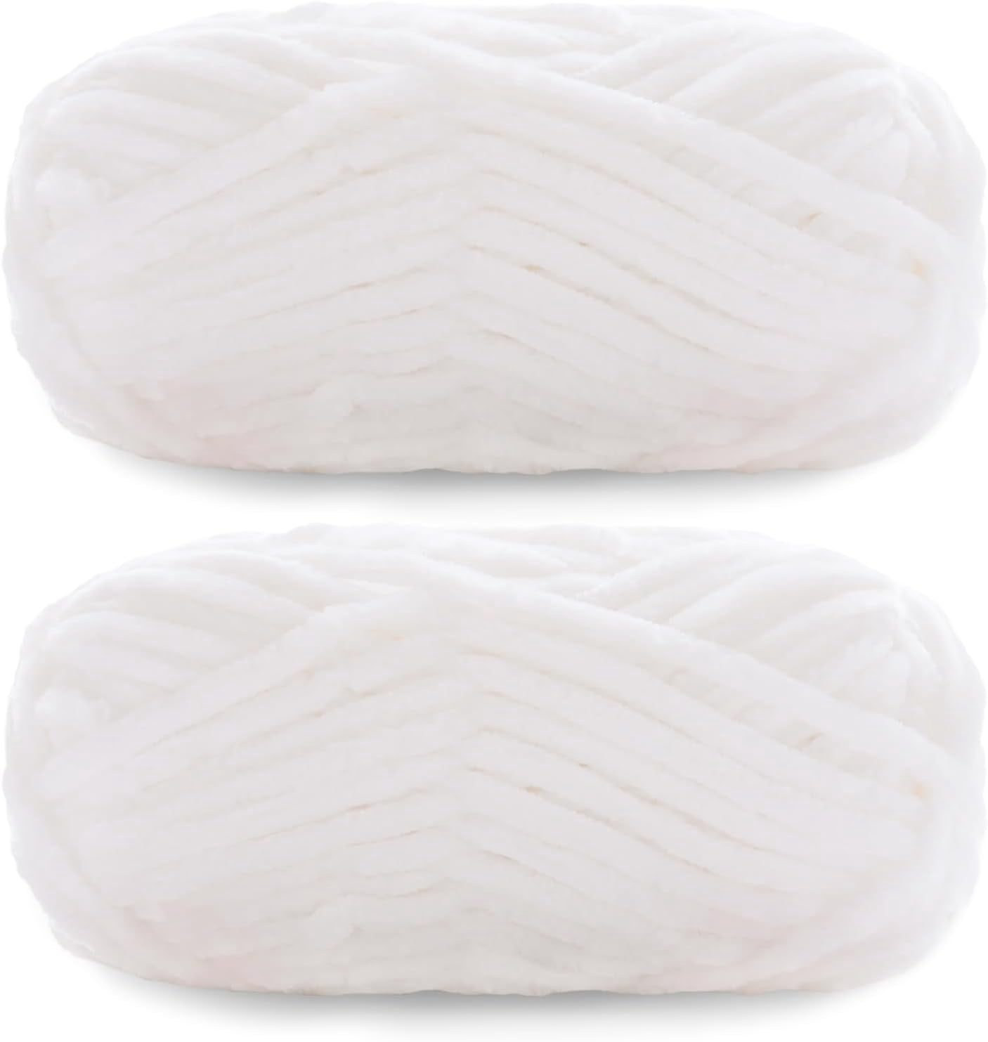 2x100g Velvet Yarn Crocheting Fuzzy Yarn, Premier Plush Parfait Chunky ...