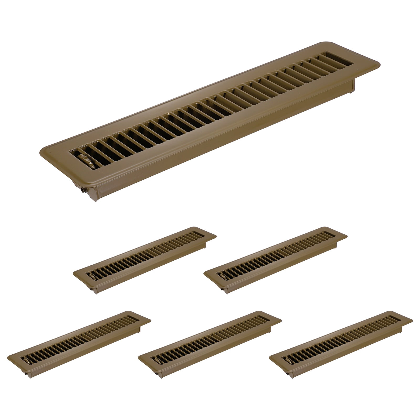 2x14 Inch Floor Vent Covers, Floor Registers Metal Walkable Air Vent ...