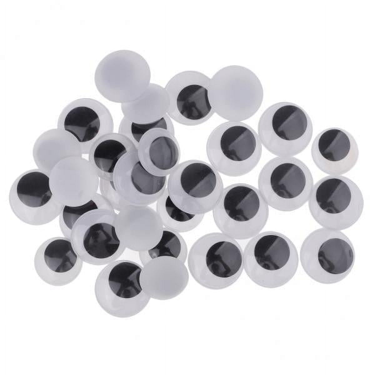 2x150 Pieces Self Wiggle Googly Eyes DIY Toys Scrapbooking Accessory , White Black, 3 Pcs ...