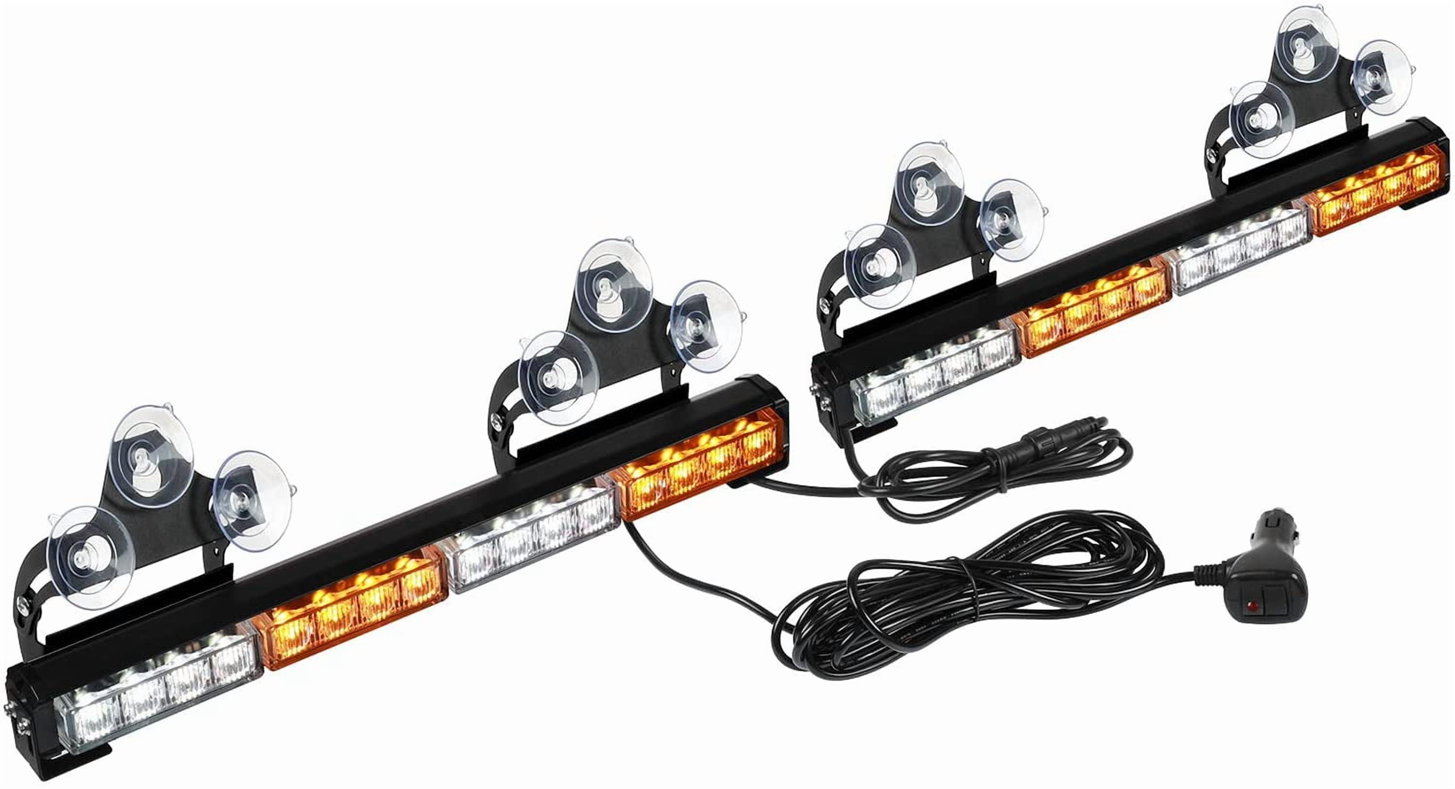 2x16.8 inch Emergency Flashing LED Traffic Advisor Strobe Light Bar ...