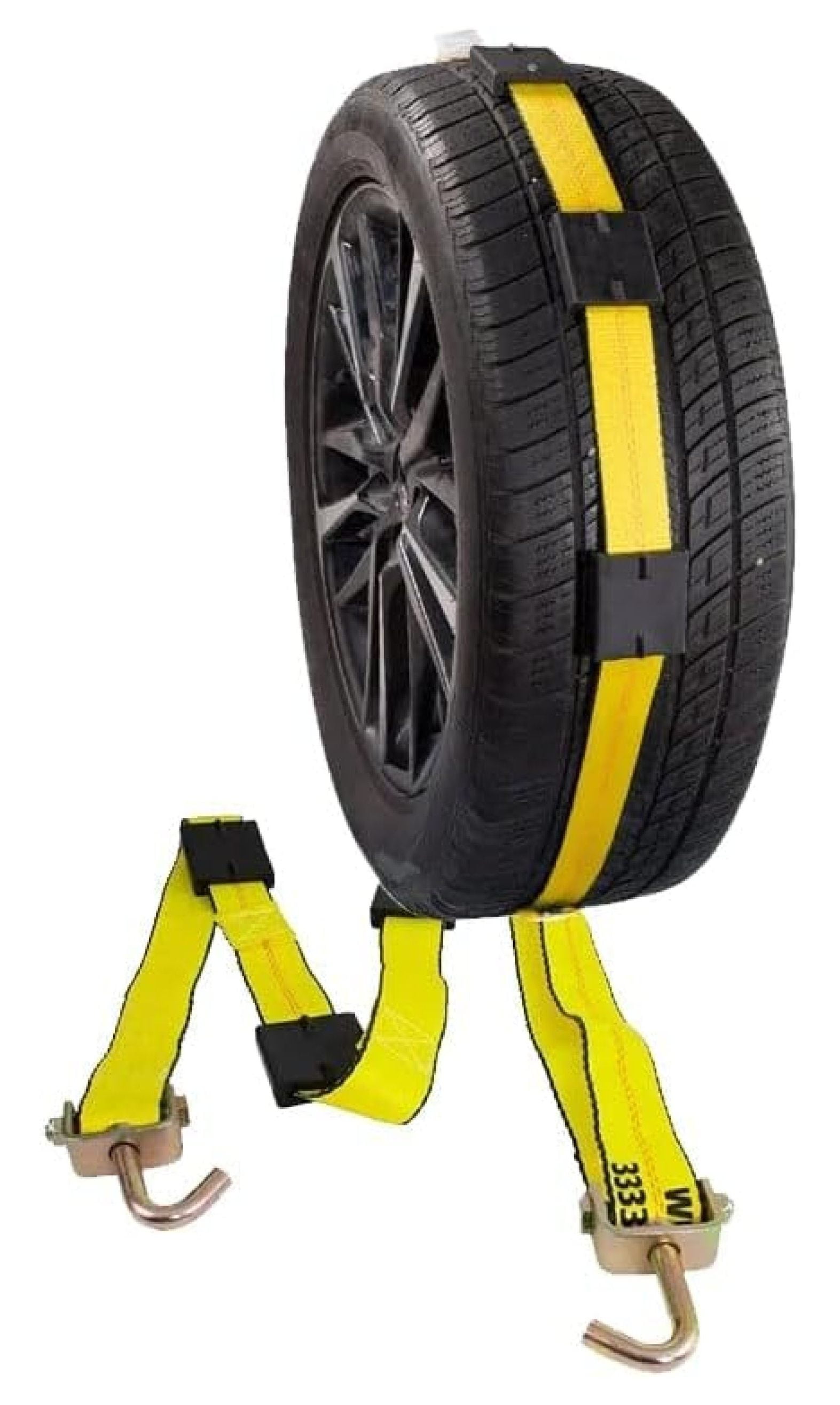 2x16 Tire Tie Down Strap - 10,000 lbs Breaking Strength - Vehicle ...