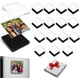 2x2 Clear Acrylic Fridge Magnets, DIY Photo Picture Frame Kit with ...