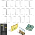 2x2 Clear Acrylic Fridge Magnets with Adhesive Backing, Square Photo ...