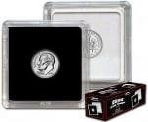 BCW 2x2 Premium Snaplock Coin Holders for Dime 17.9mm 25 pack - Walmart.com