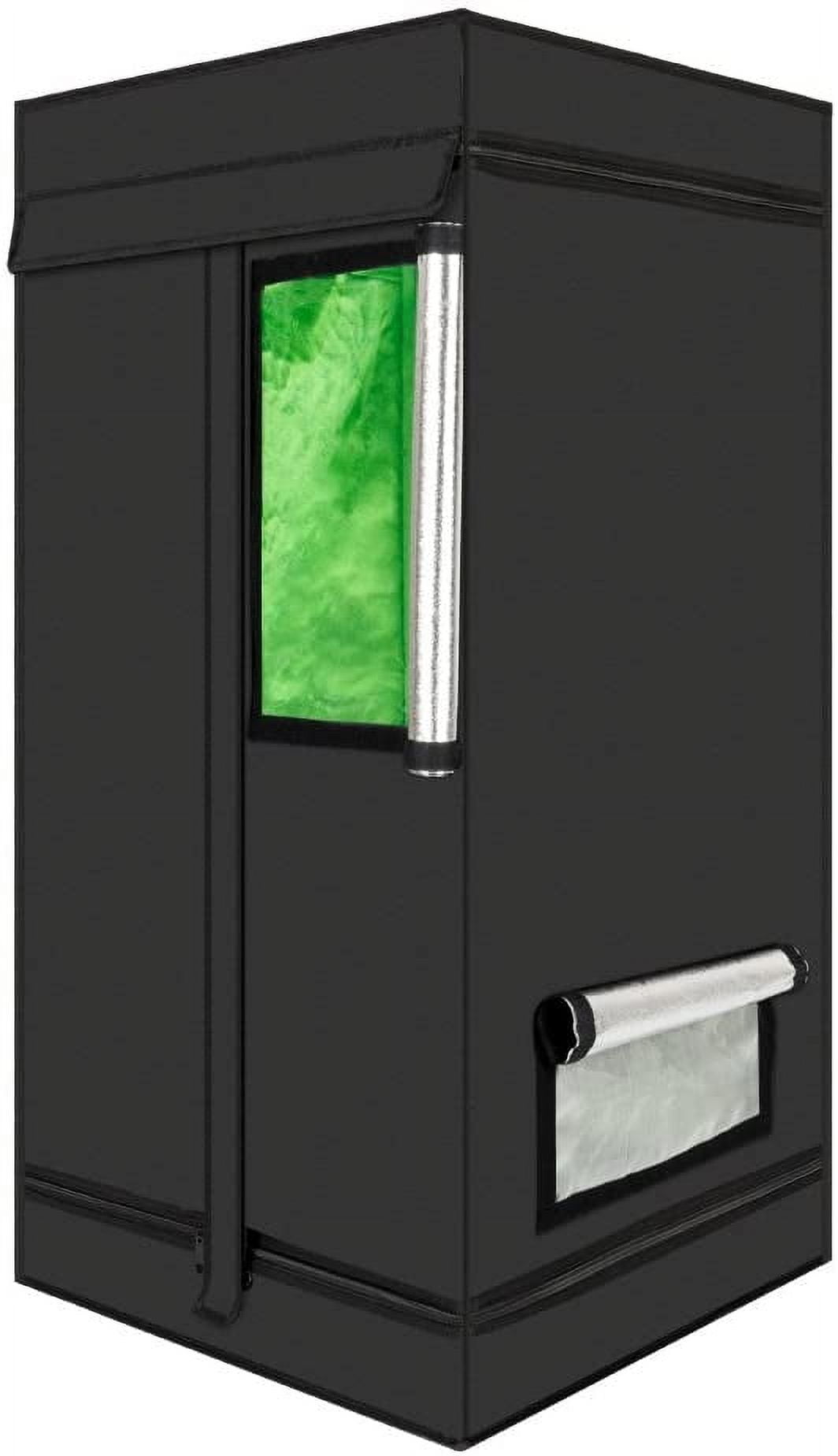 2x2 Grow Tent, 24" x 24" x 48" High Reflective Mylar Hydroponic Plant ...