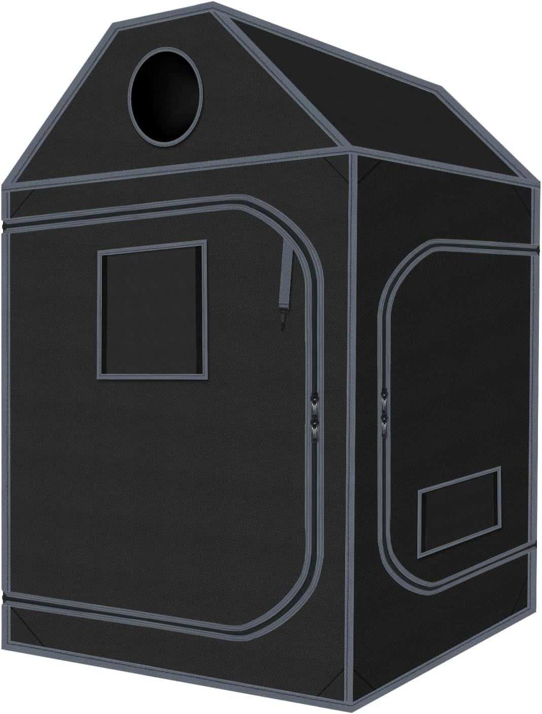 2x2 Grow Tent 24"x24"x36" Grow Tents 600D Mylar Hydroponic Indoor Plants Growing Tent with Floor ...