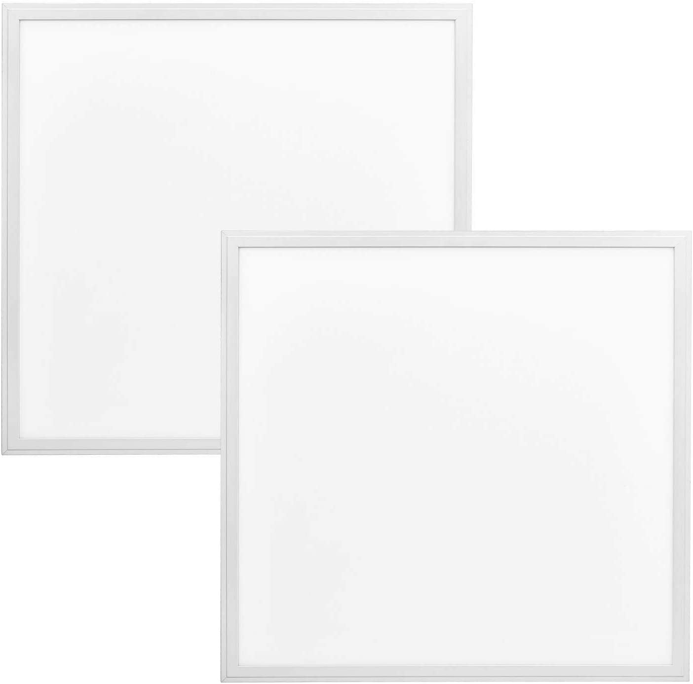 2x2 LED Panel Light, Recessed Edge-Lit Drop Ceiling Light, 36W 5000K, 0 ...