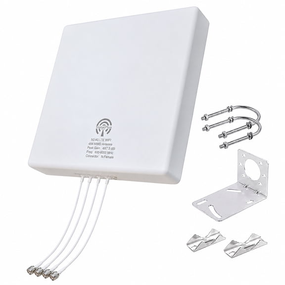 Outdoor 4x4 MIMO Directional Panel Antenna Kit for 4G LTE & 5G Routers ...