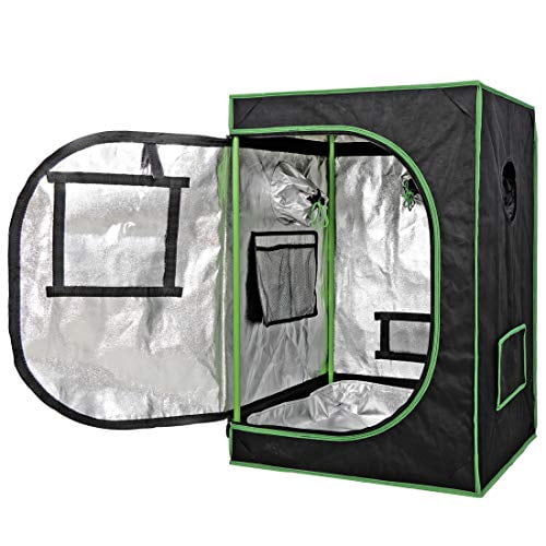 2x2 Small Grow Tent,High Reflective Mylar Hydroponic Growing System,24 ...