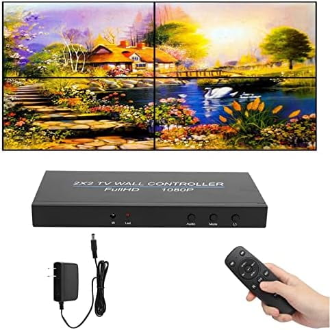 2x2 Video Wall Controller, Video Image Processor Screen Splicing 1080P ...