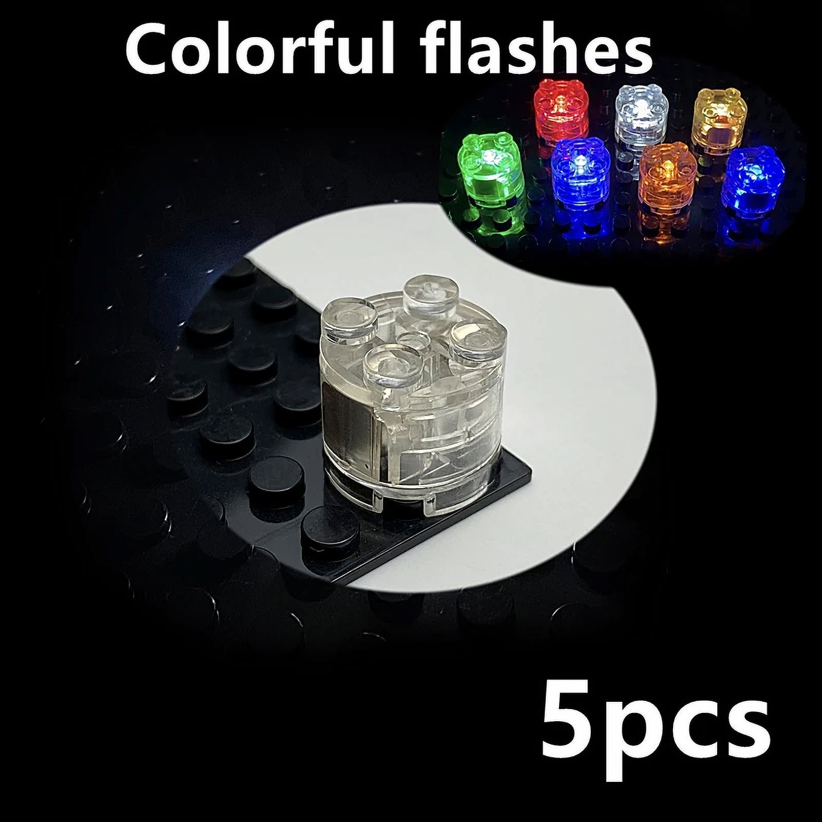 2x2 dots LED 5pcs Light Colorful Light-Emitting Accessories Classic ...