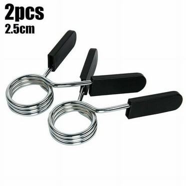 Universal 28mm Barbells Spring Clips 1'' Steel Weight Bar Clamps Lock ...