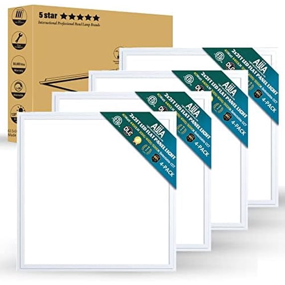 2x2FT LED Flat Panel Light, Selectable CCT(3000/4000/5000K) Recessed ...