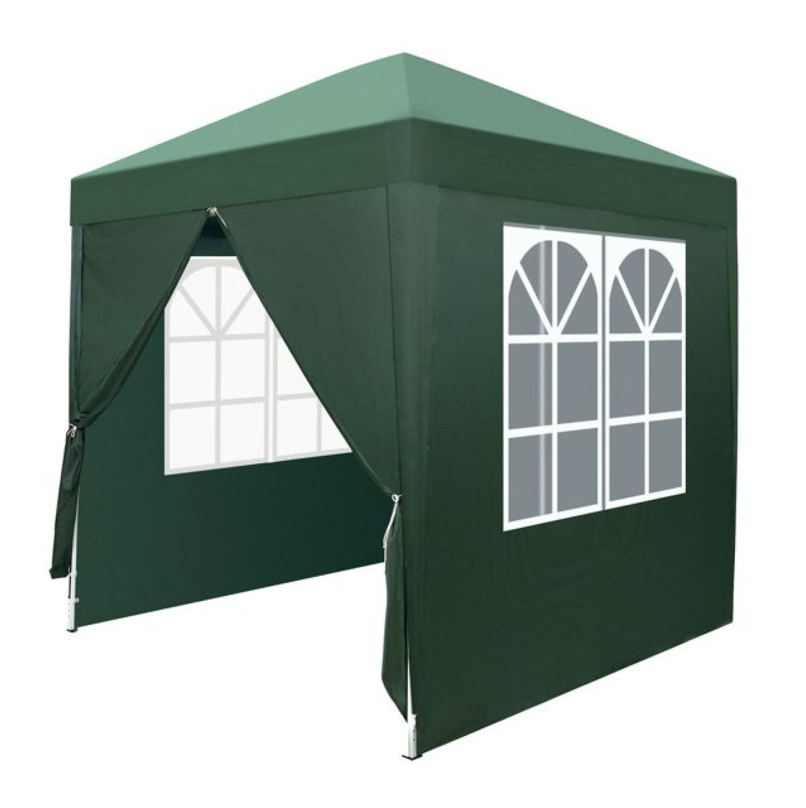 2x2m Folding Tent Waterproof - Portable Outdoor Camping Tent with Doors ...