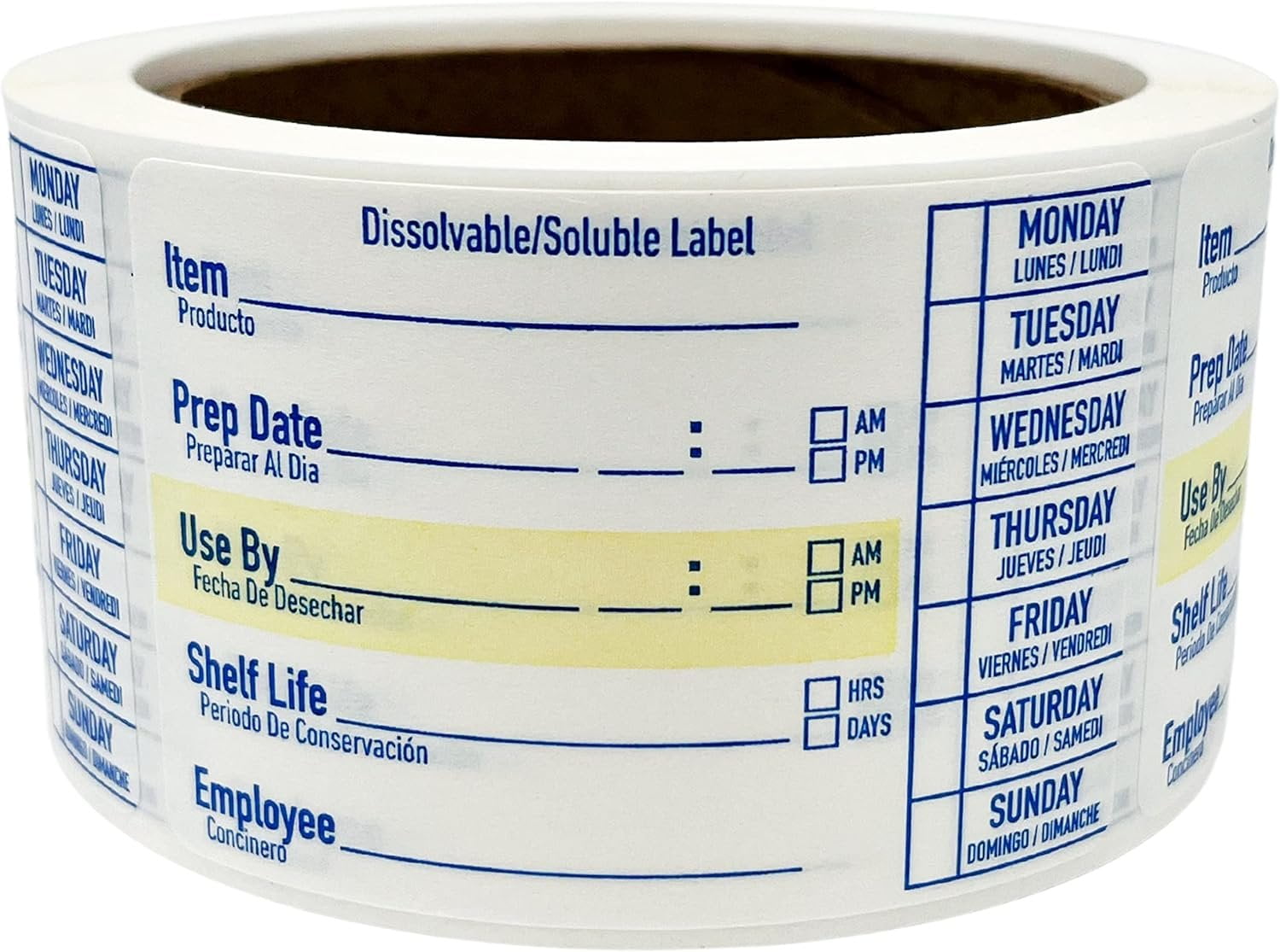 2x3 Dissolvable Labels, 250 Label Stickers, Bottle Labels for Storage ...