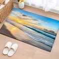 2x3 Door Mat Rug, Ocean Sunset Non-Skid Rubber Backing Large Rectangle ...