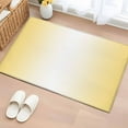 2x3 Door Mat Rug, Yellow Ombre Non-Skid Rubber Backing Large Rectangle ...
