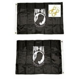 2x3 Embroidered POW MIA POWMIA Double Sided 300D Nylon Flag 2'x3' 2 ...