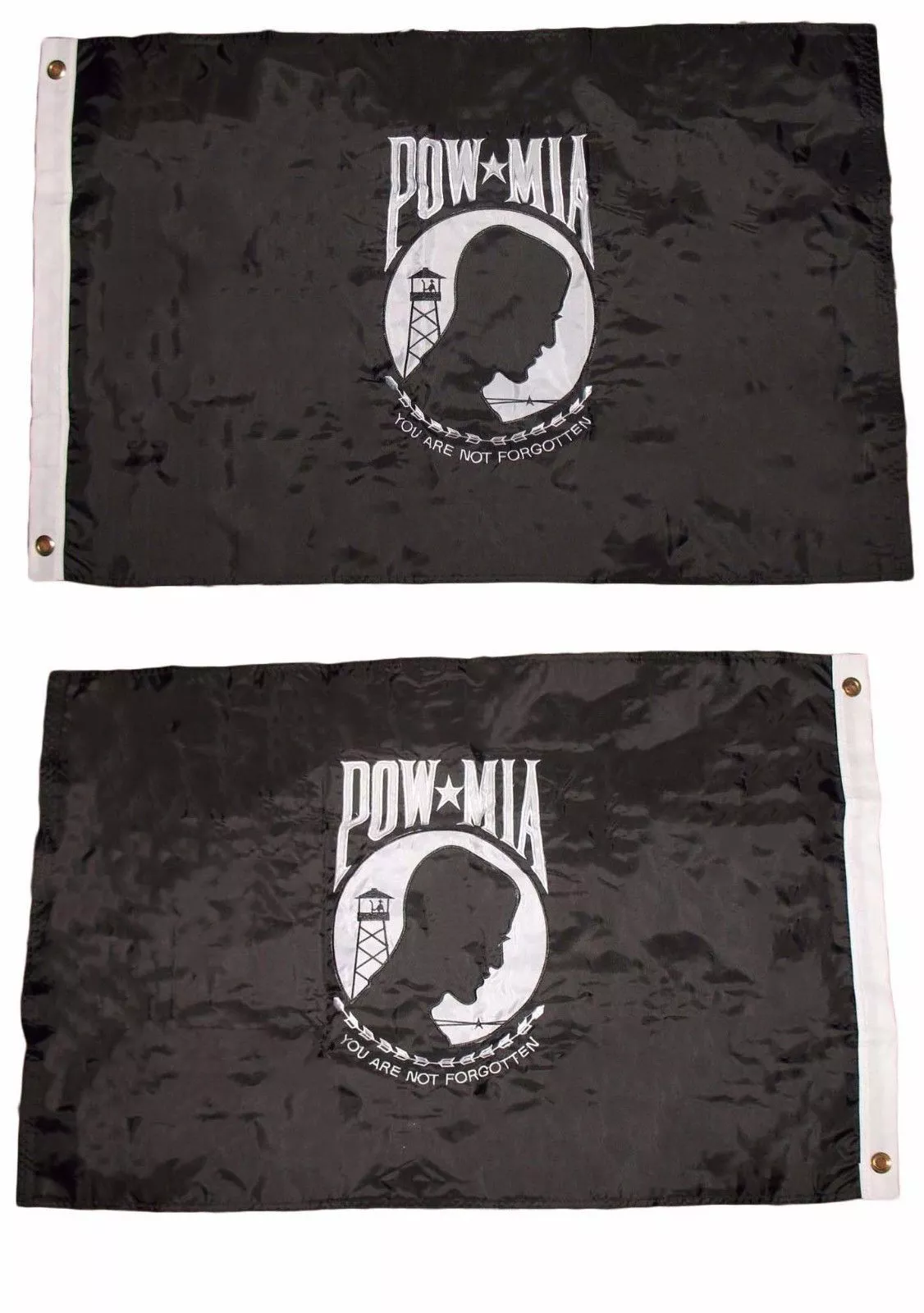 2x3 Embroidered POWMIA Pow Mia Double Sided 220D Nylon Flag 2'x3' Heavy ...
