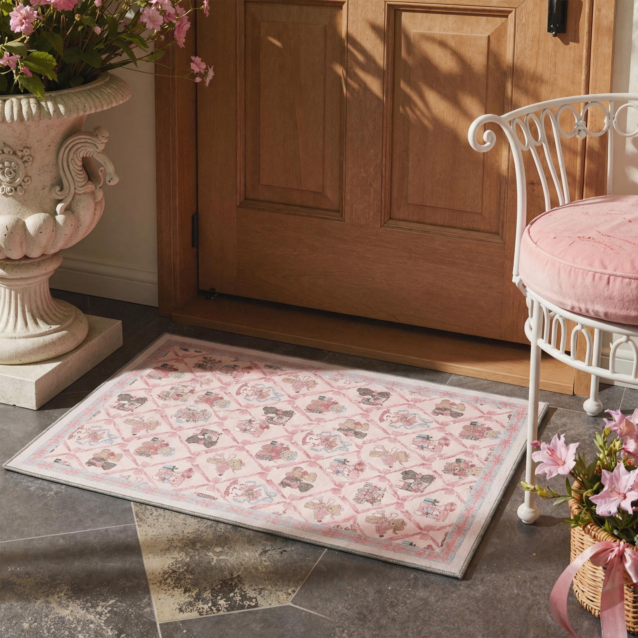 2x3 Entryway Rug Machine Washable Low Pile Non Slip, Indoor Doormat for ...