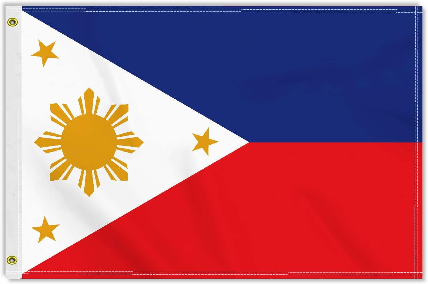 2x3 FT Philippine Flag, Medium 2x3 FT Philippines Filipino Outdoor ...