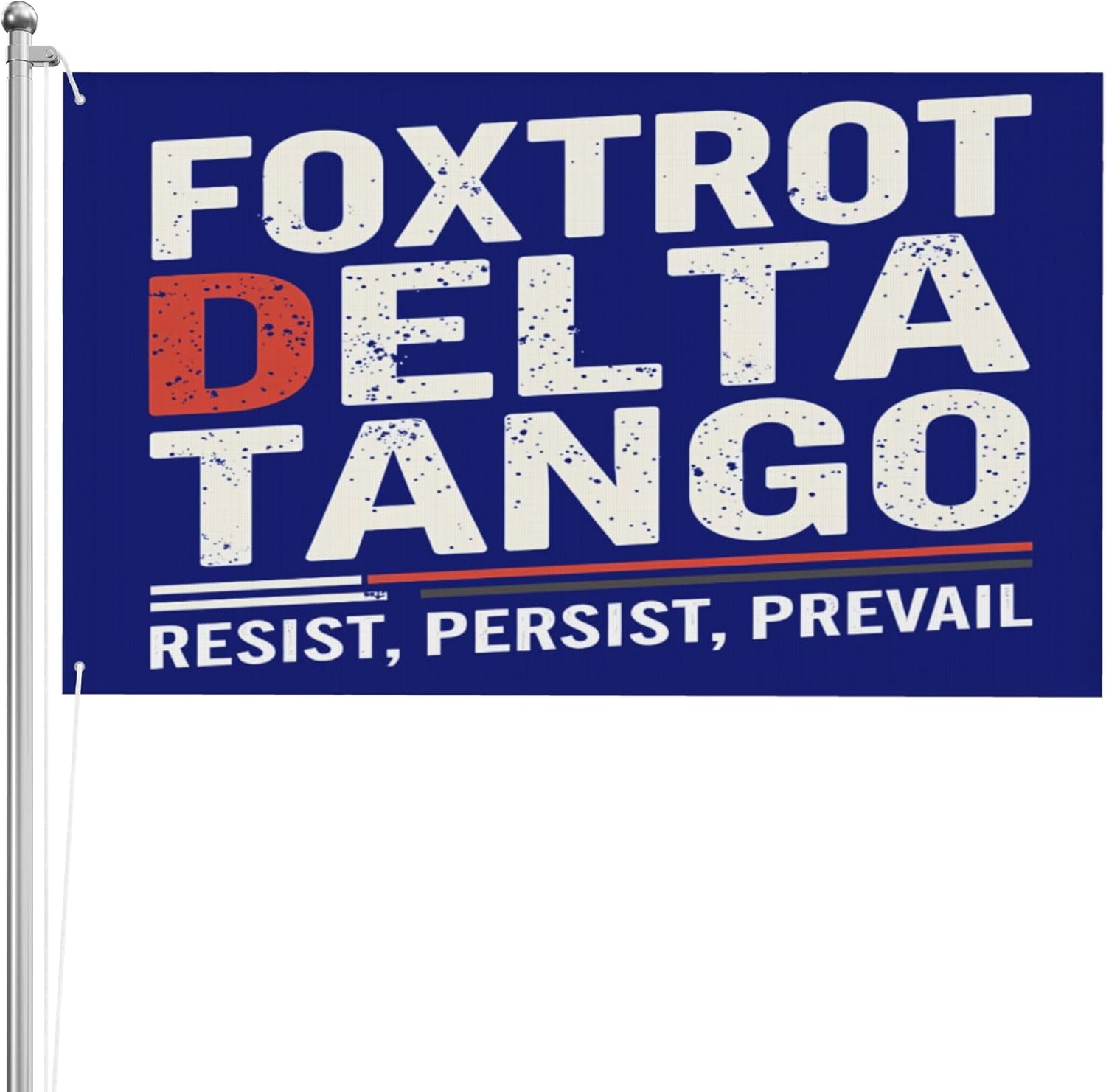 2x3 Feet Foxtrot Delta Tango FDT Flag Resist Persist Prevail Flags for ...