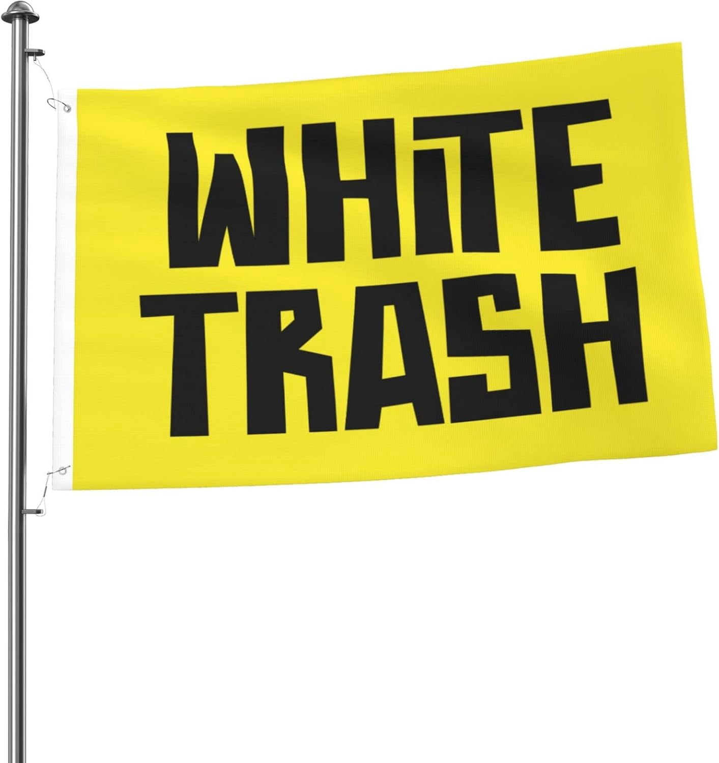 2x3 Foot Funny White Trash Flag With Brass Grommets - Vivid Color And ...