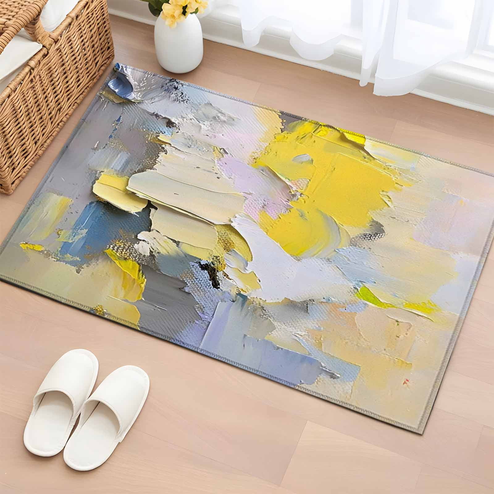 2x3 Ft Entryway Area Rug, Coastal Beach Kitchen Rug Runner Washable ...