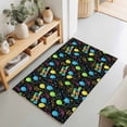 2x3 Ft Entryway Area Rug, Happy Birthday Kitchen Rug Runner Washable ...