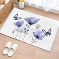 2x3 Ft Entryway Area Rug, Spring Flowers Kitchen Rug Runner Washable ...
