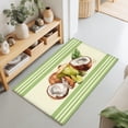 2x3 Ft Entryway Area Rug, Tropical Coconut Kitchen Rug Runner Washable ...