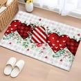 2x3 Ft Entryway Area Rug, Valentine's Day Kitchen Rug Runner Washable ...