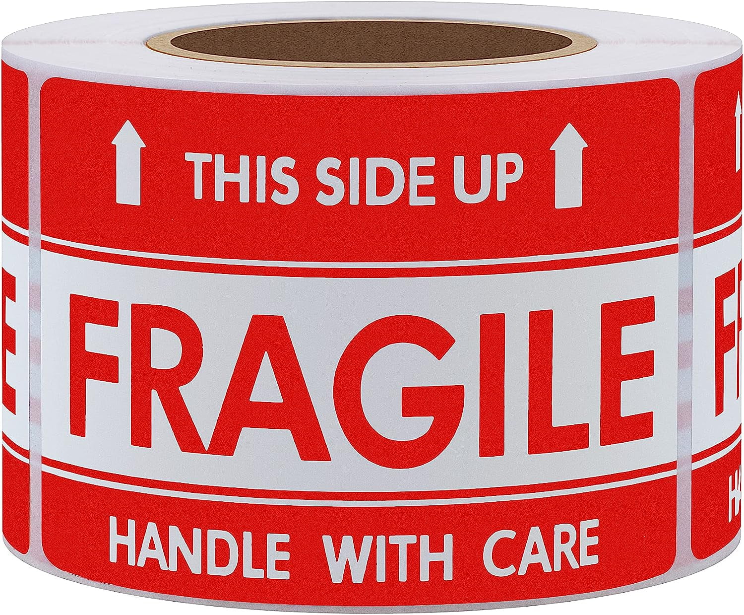 2x3 Inch Handle with Care This Side Up Fragile Stickers Adhesive Label ...