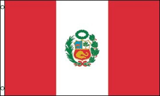 2x3 Peru Flag Peruvian Banner South American Country Pennant Outdoor ...